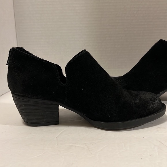 Born | Shoes | Born Black Nubuck Leather Antonia Ankle Boots Booties ...